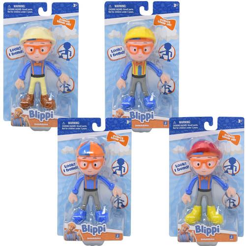 Blippi Bendable Action Figure – Three LiL Monkeys